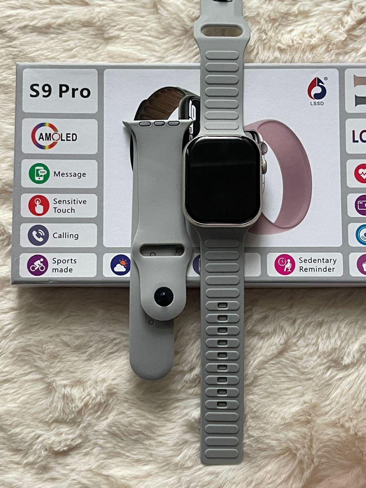 S9 pro Smart watch double belt